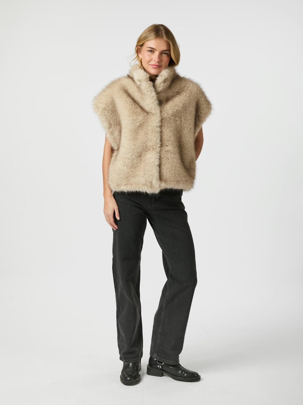 Neo Noir, Kevini Faux Fur Vest, Size: - Hipp - Fashion & Lifestyle - Borger