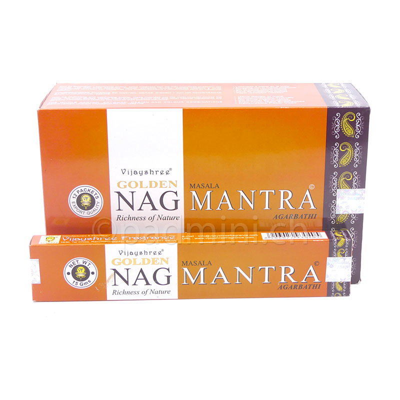 Encens Golden Nag Mantra 15g - padmini.ch