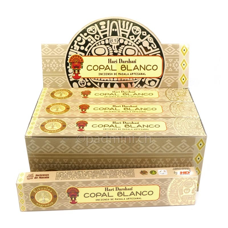 Hari Darshan Copal Blanco 15 Sticks - padmini.ch