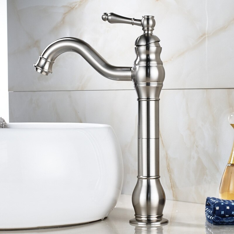 Valisa.nl - Design Sanitair Winkel | Nikkel geborsteld wastafel kraan ...
