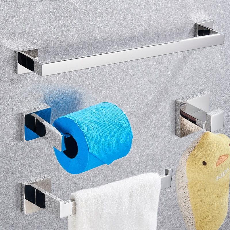 Valisa.nl | Badkamer accessoires set chroom - Valisa.nl - Design ...