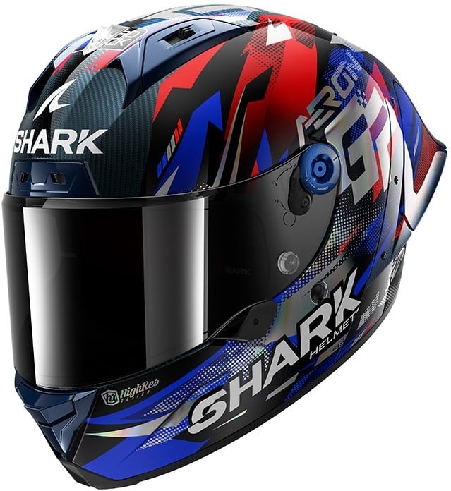 Shark Aeron GP Fim Racing #1 Replica Zarco Signature Violet - DeMoPro