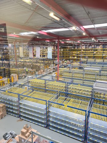 Doorrolstelling vrijstaand verrijdbaar D2400xB2800xH2500 mm, gebruikt ...