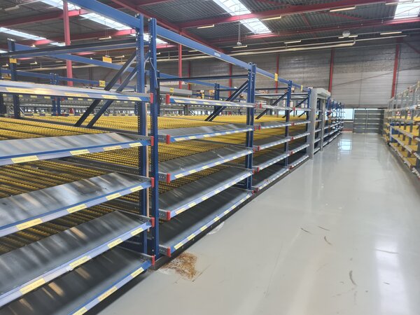 Doorrolstelling vrijstaand verrijdbaar D2400xB2800xH2500 mm, gebruikt ...