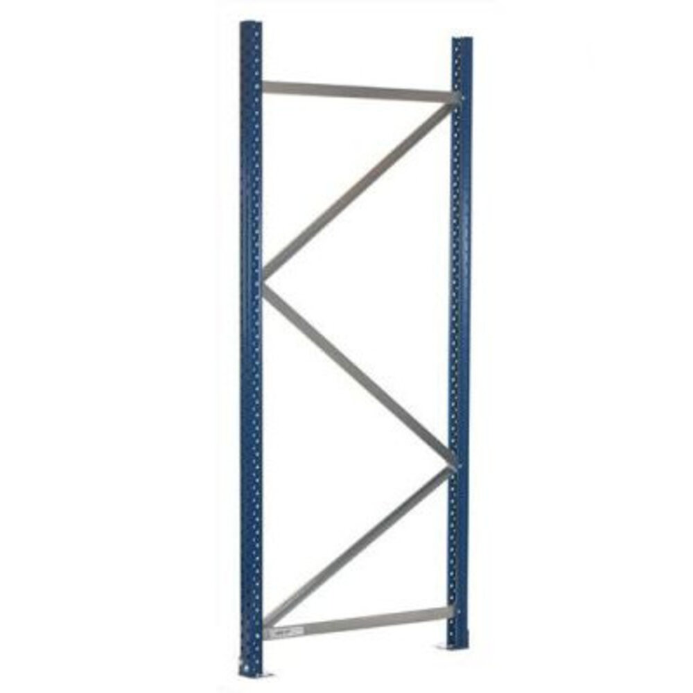 Nedcon Palletstelling Staander 4000x1100mm blauw, gebruikt - Emtrade.nl