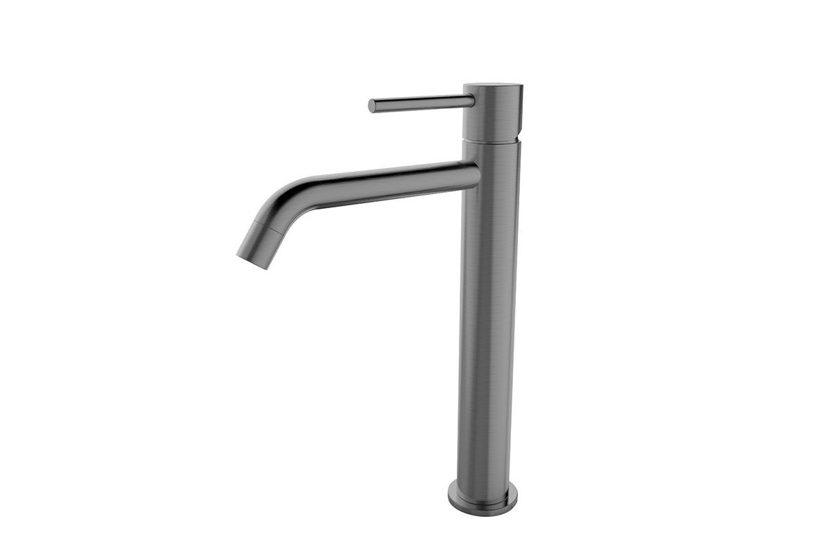 Wiesbaden Wastafelkraan Styl XL Gun Metal Hoog - 29.1624 - Sani4Comfort ...
