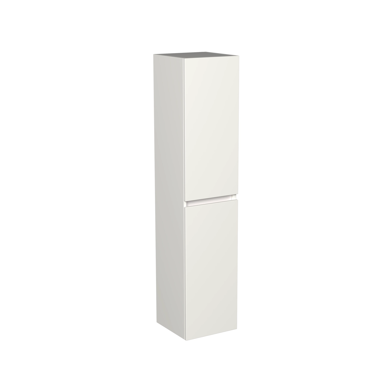 Badkamerkast Lepor Mat Wit 160x35x35cm MDF 2 Deuren Softclose Greeploo
