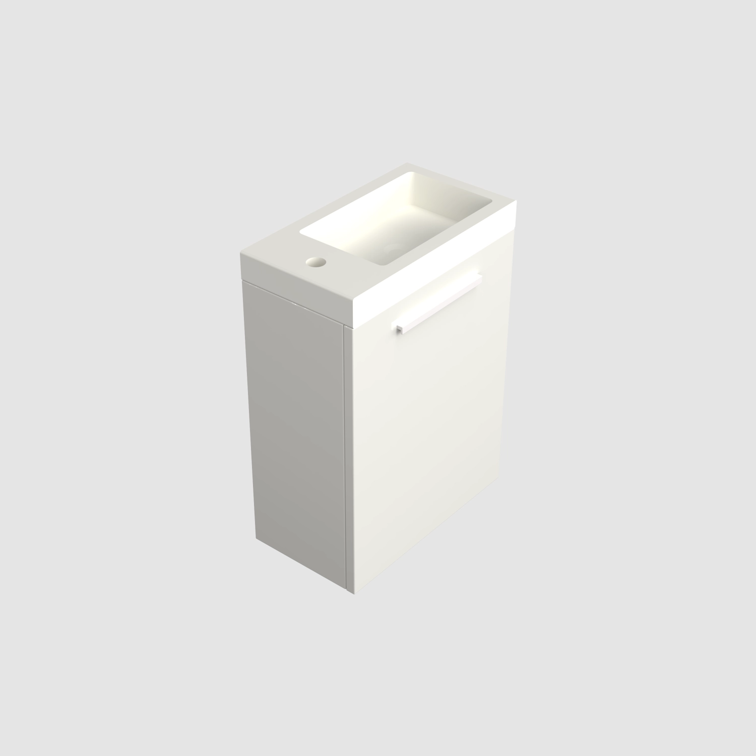Toiletmeubel Lepor Glans Wit 36x50cm - Sani4Comfort - Online Sanitairwinkel