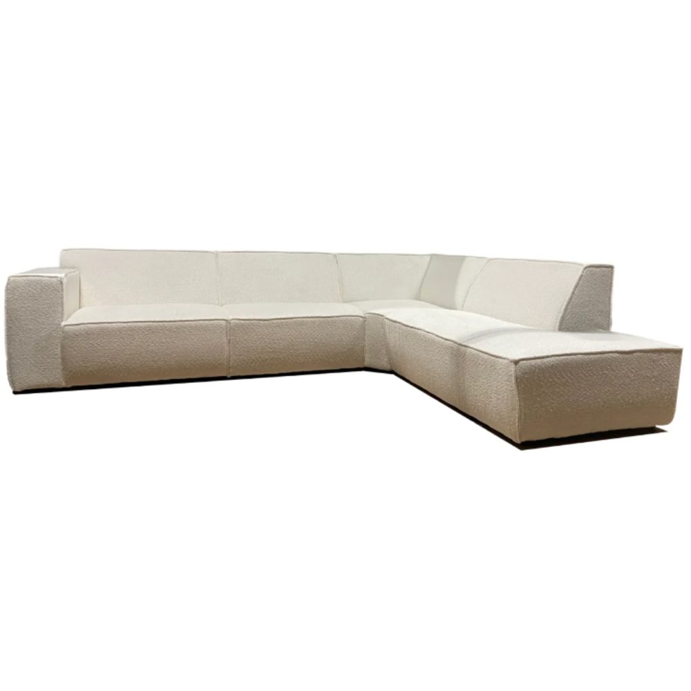 Ricardo witte teddy bankstel - Spiegelmeubels