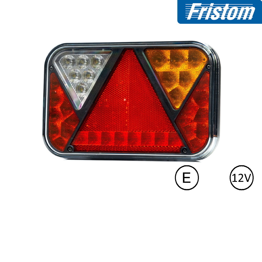 FRISTOM CANBUS PLED achterlicht 12V Fristom 270 series achteruitrijlamp 5 Pin Rechts E-keur ...
