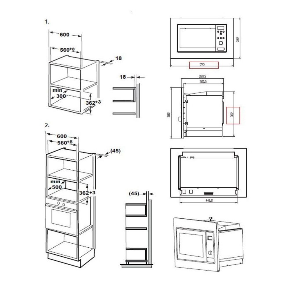 MOB17131X inbouw magnetron 38 cm hoog - Paulissenwitgoed B.V ...