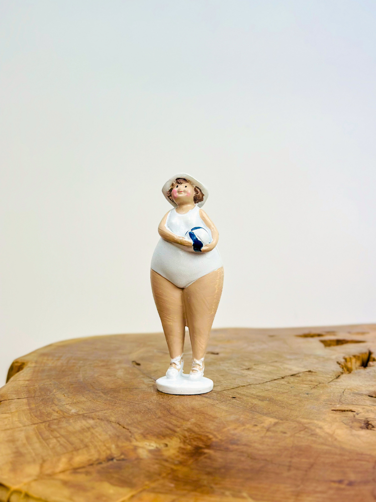Zomerse fat lady | 4x3.5x11.5cm | Droogbloemetjes.nl - Droogbloemetjes.nl