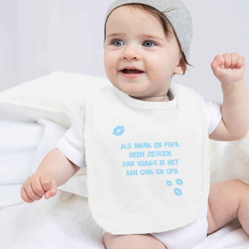 Slabbetje met tekst en illustratie - EliteGifts