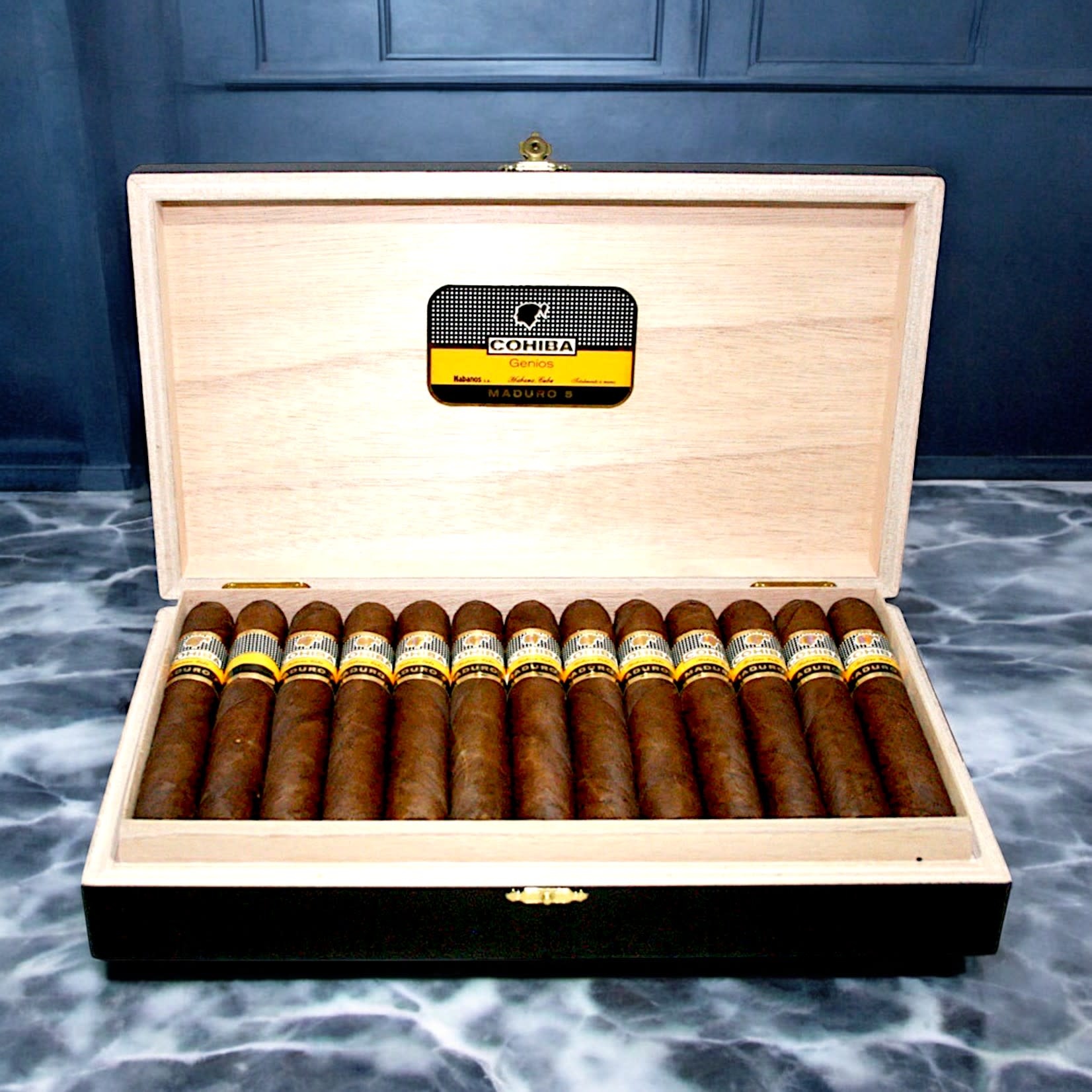 COHIBA COHIBA MADURO 5 GENIOS - RHEIN 1905 GENEVA