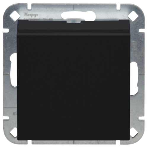 Kopp hotelkaart schakelaar verlicht HK07 zwart mat - Koppstore.nl