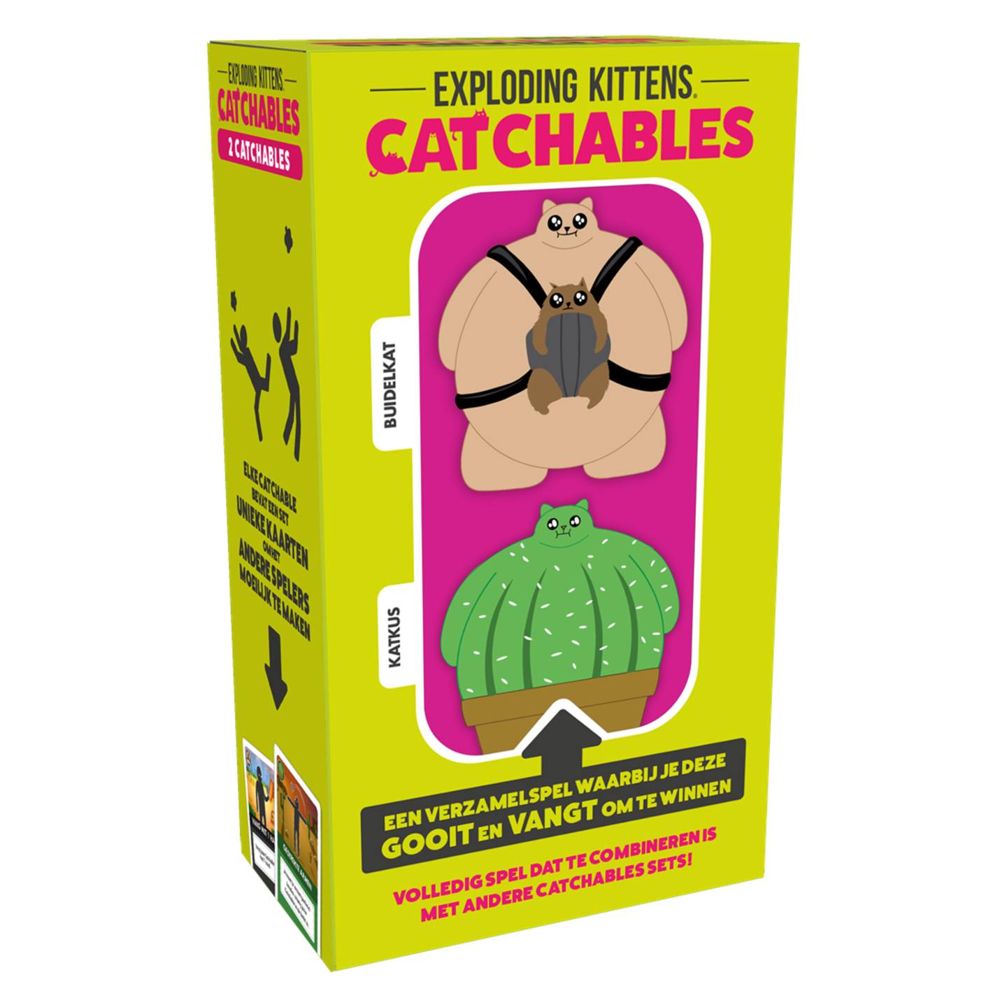 Exploding Kittens Catchables - Katkus & Buidelkat - Kat & Bakkie