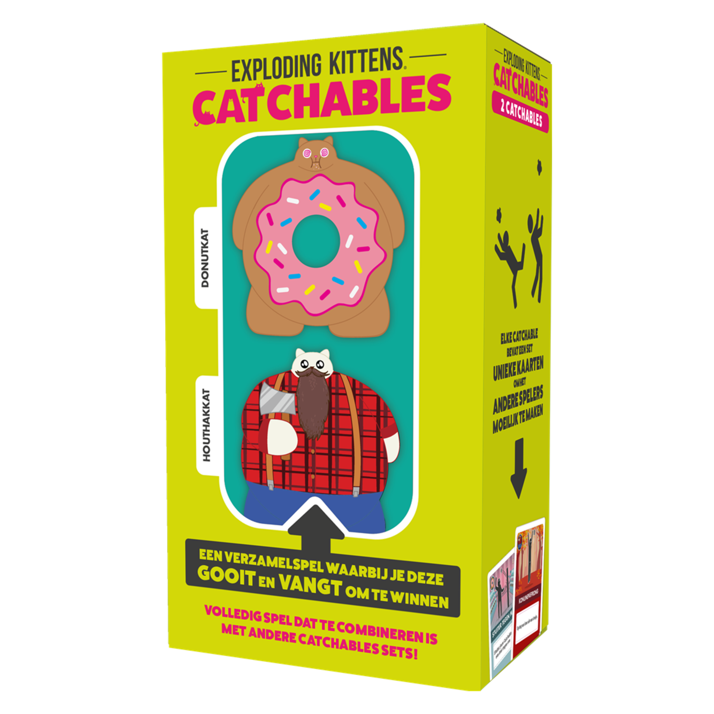 Exploding Kittens Catchables - Houthakkat & Donutkat - Kat & Bakkie