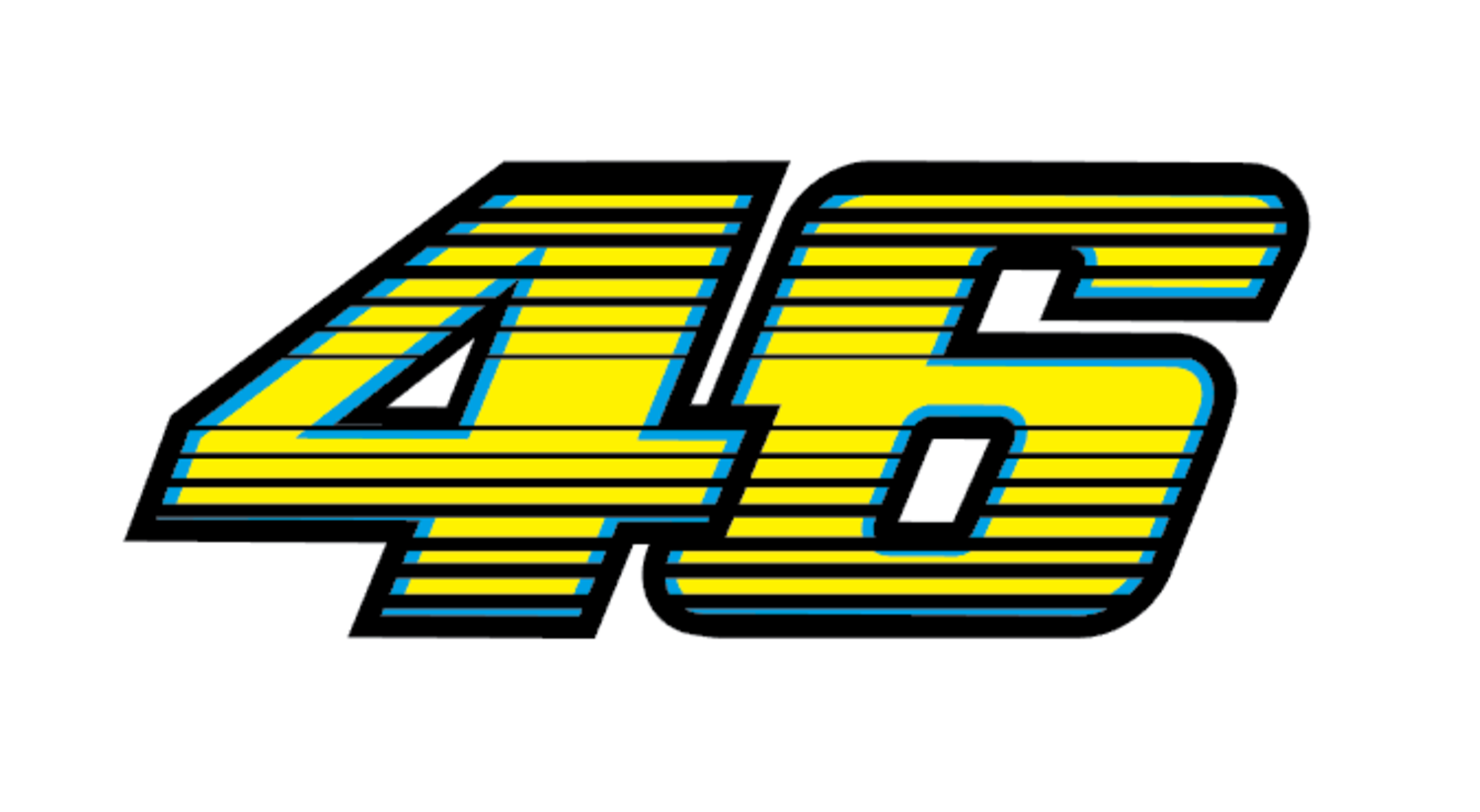 Rossi 46 - Stickerloods.nl