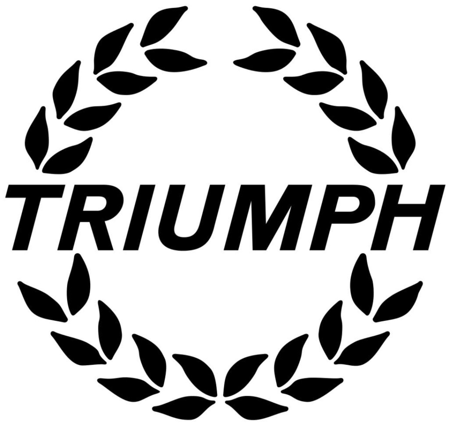 Triumph logo sticker - Stickerloods.nl
