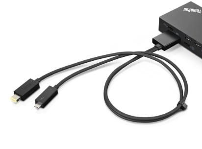 Thinkpad Thunderbolt 3 Workstation Dock Split Cable - Qwerty-Tech.nl