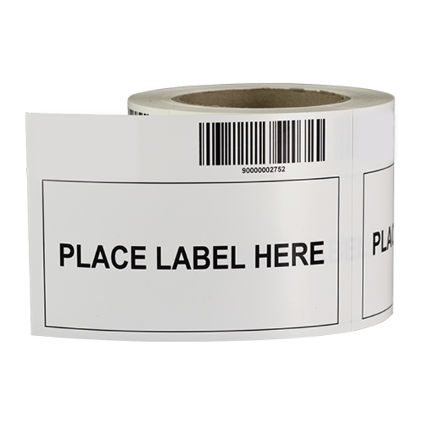 Place label here placard holder labels for crates and bins | ONE2ID ...