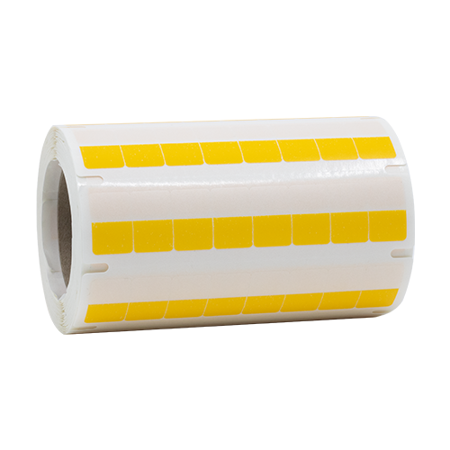 M1301 Vinyl self-laminating wrap-around labels yellow | ONE2ID - ONE2ID