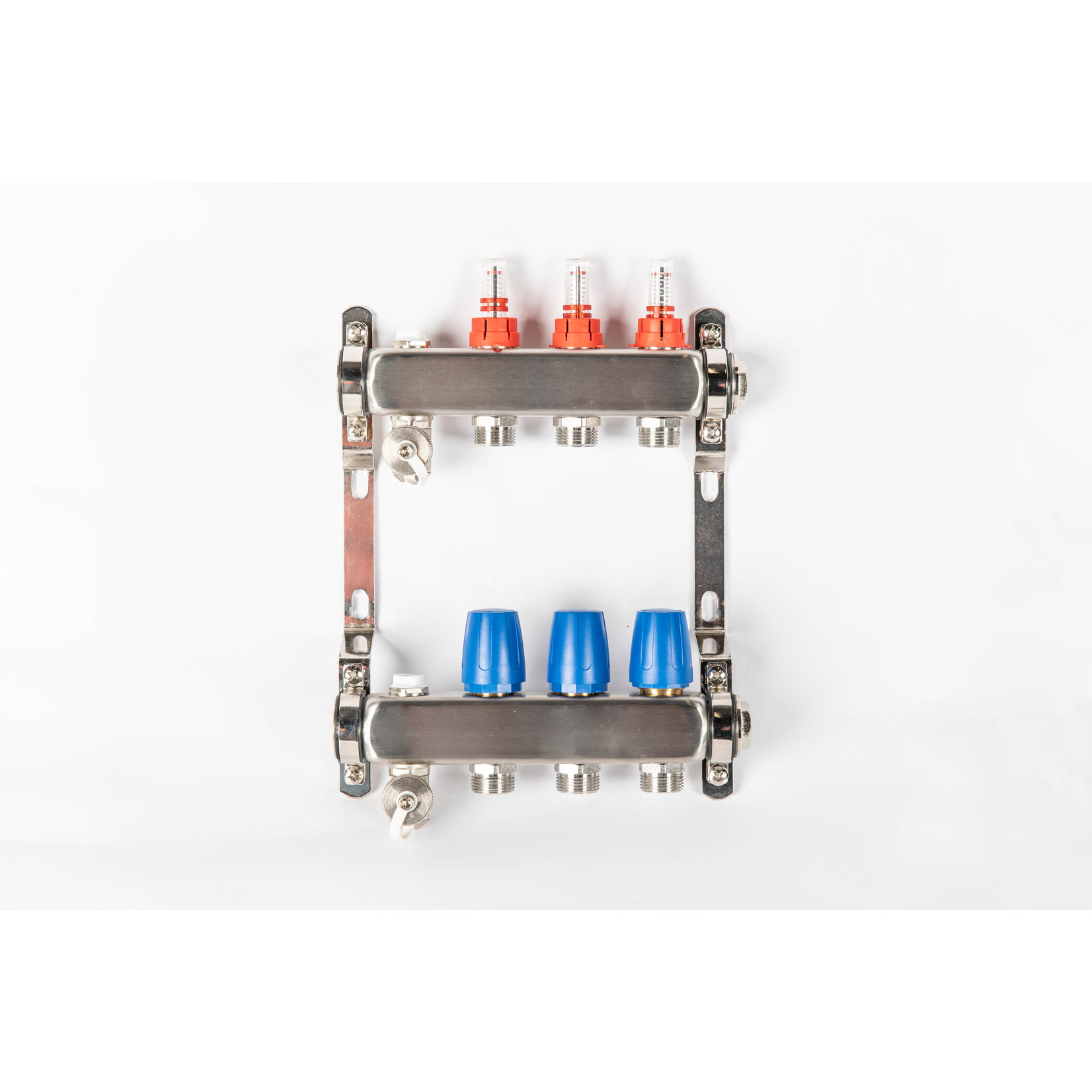 RVS vloerverwarming verdeler - Vloerverwarming Service