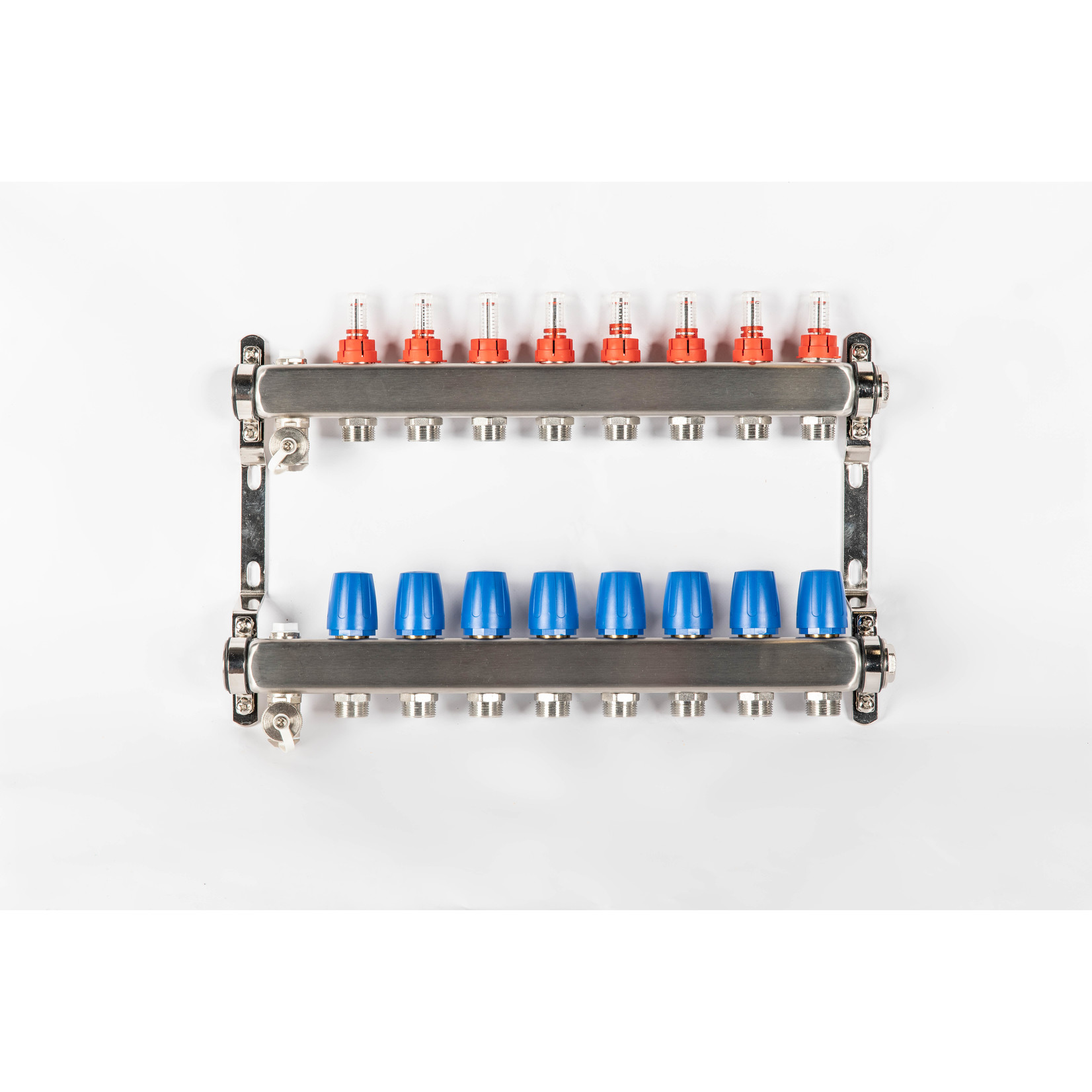 RVS vloerverwarming verdeler - Vloerverwarming Service