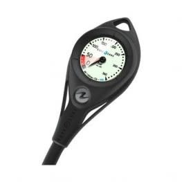 Manometer 300 Bar Metal met Lange slang - Duikcentrum Moby Dick