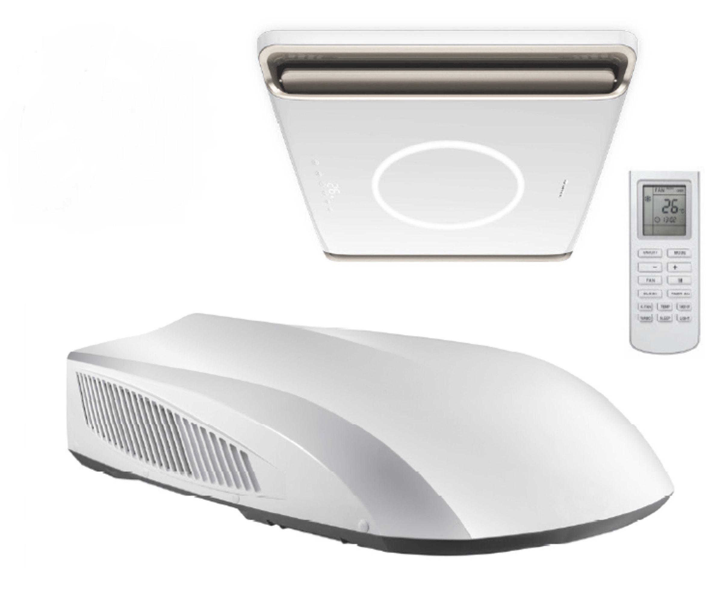 TOSOT SHARK Camper boot airconditioner verwarming 2,5 kW met WIFI ...