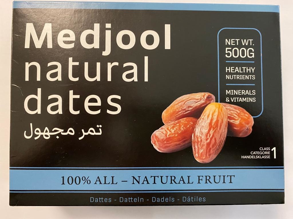 Shlomo Medjool natural dates 500 gr. - Experience Israel