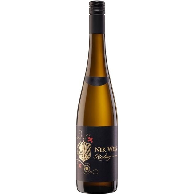 Nik Weis Riesling feinherb - Altijddebestewijn.nl