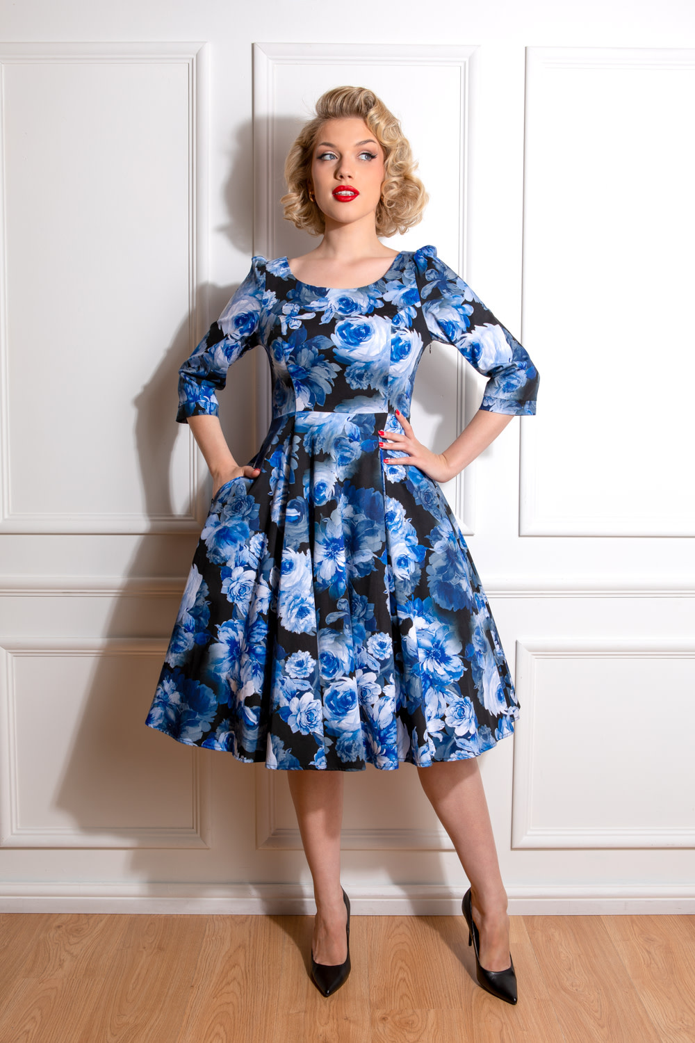 Valentina Floral Swing dress - SoMuch Fashion