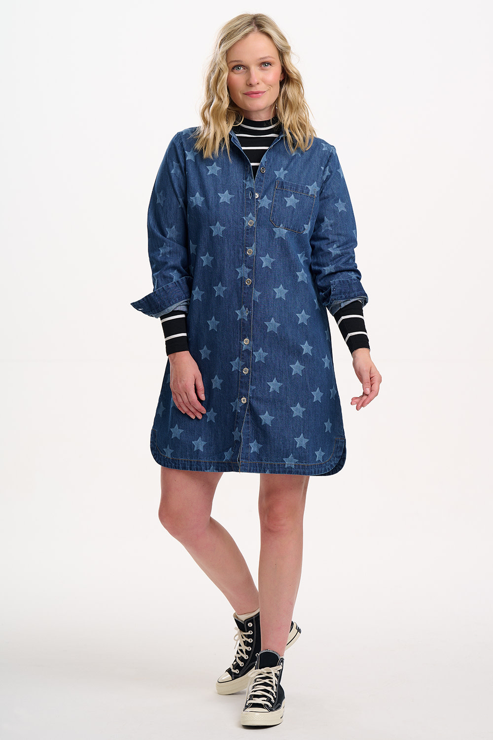 ILSA MINI SHIRT DRESS - SoMuch Fashion
