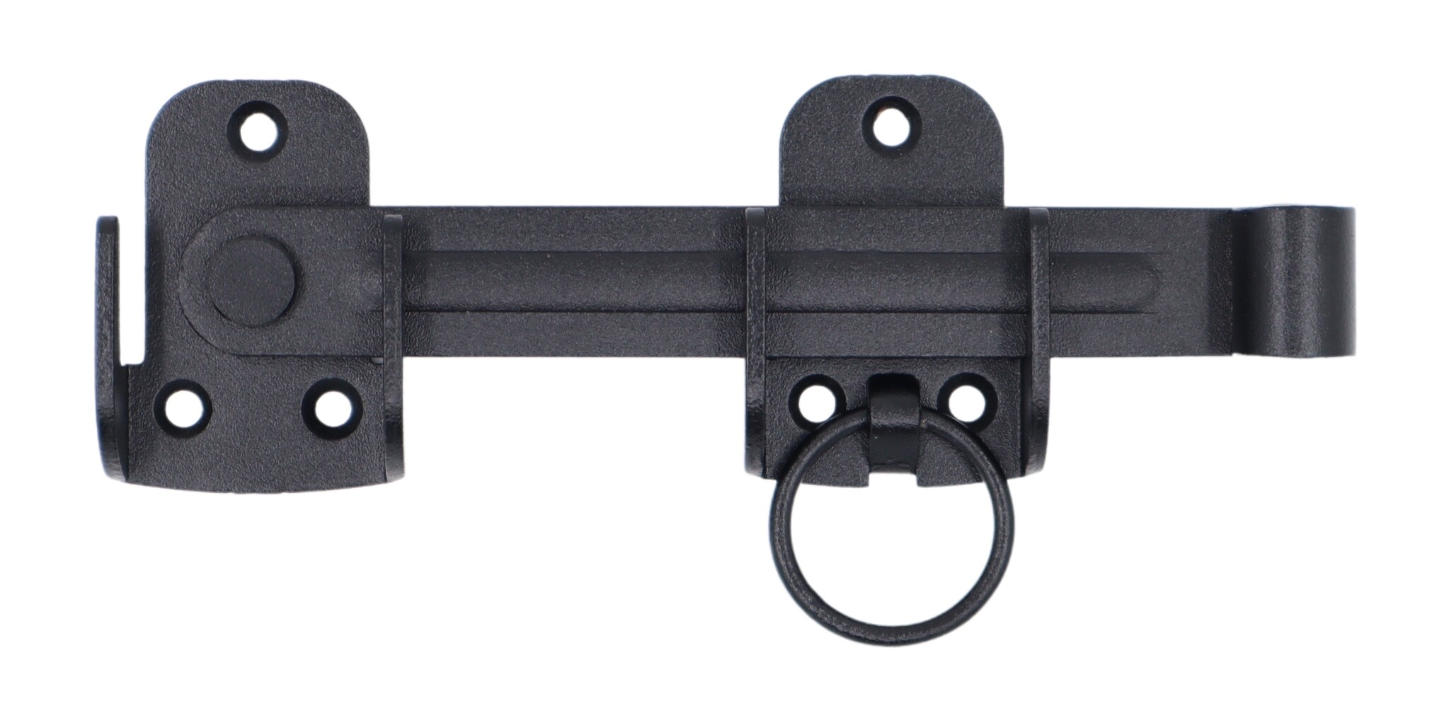 Alu overvalsluiting zwart lang. - Jobé Luikbeslag