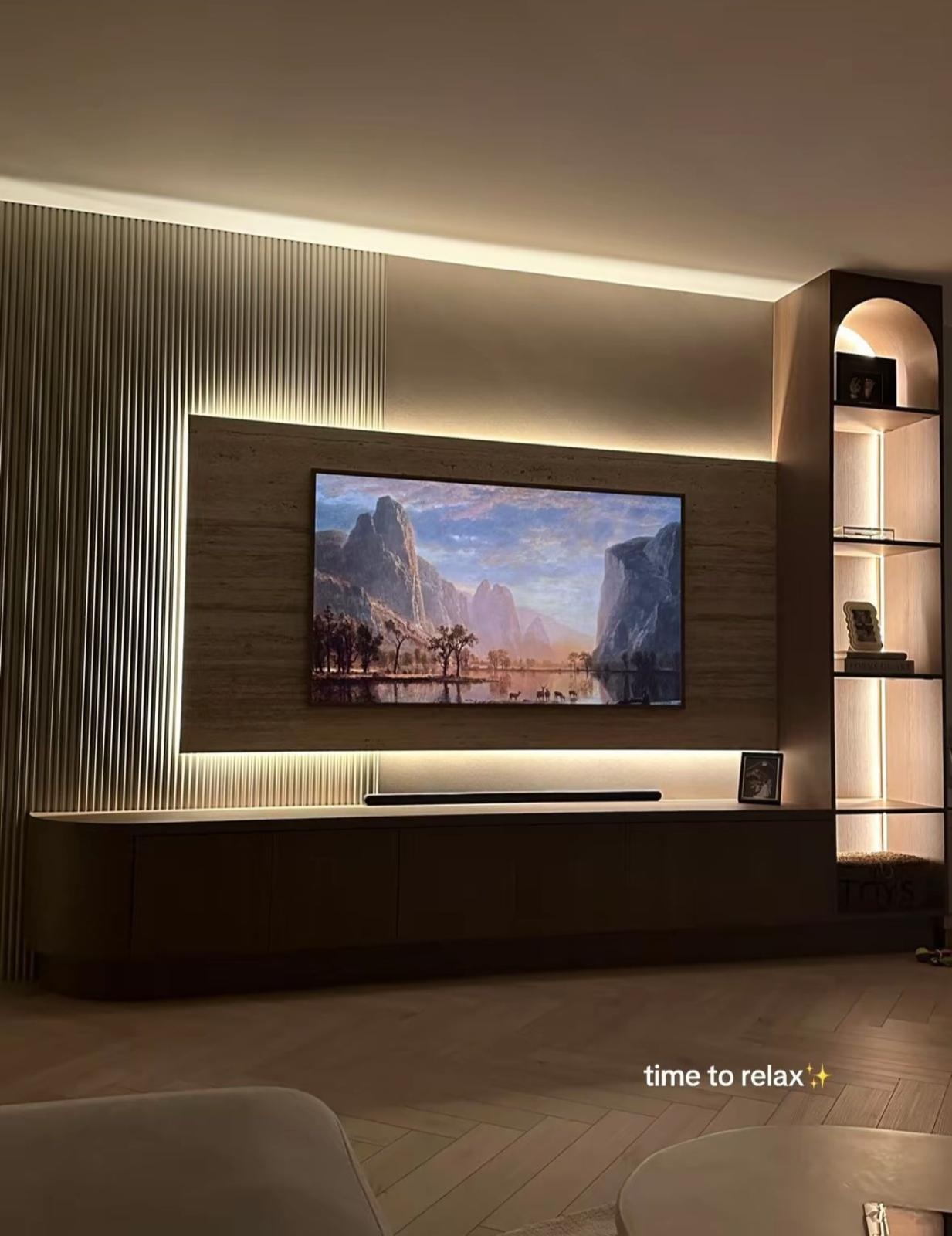 Cinewall kaliméra - Mountains Flame