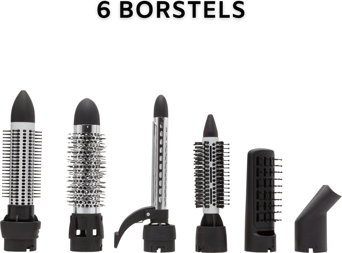 Haardroger set - 6 borstels - Föhn - SuperSoldi