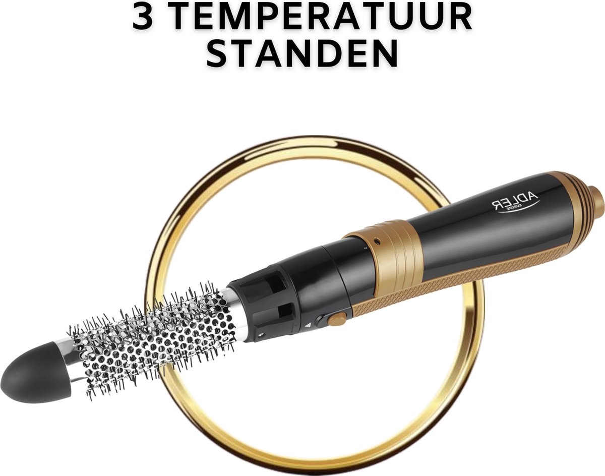 Haardroger set - 6 borstels - Föhn - SuperSoldi