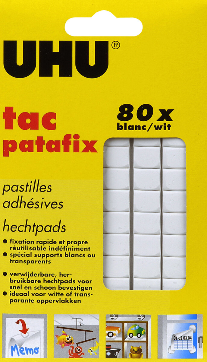 UHU Kleefpasta x80 Patafix | Super Soldi - SuperSoldi