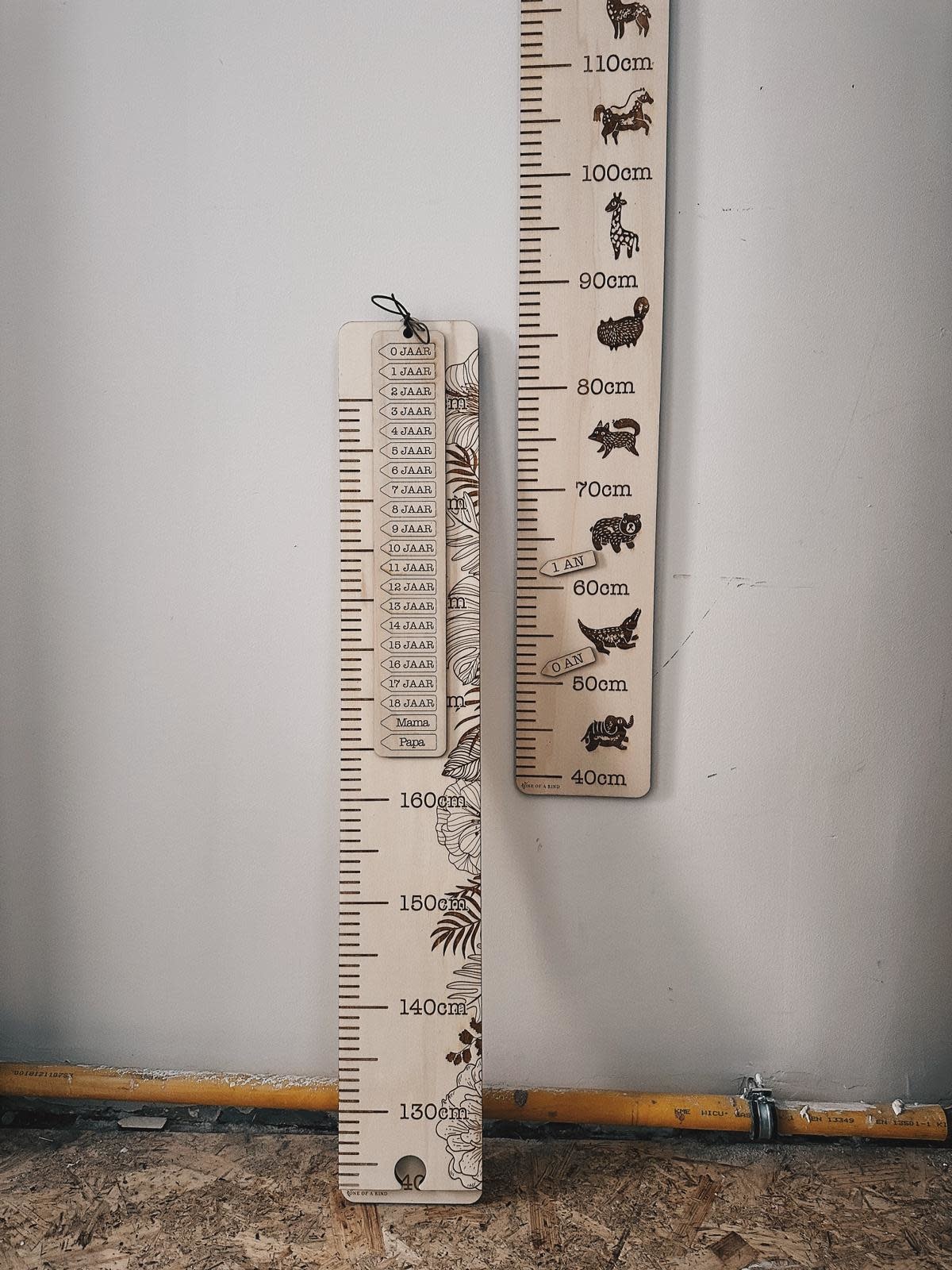 LASERCUT - Toise 2 mètres personnalisée - One Of A Kind concept store