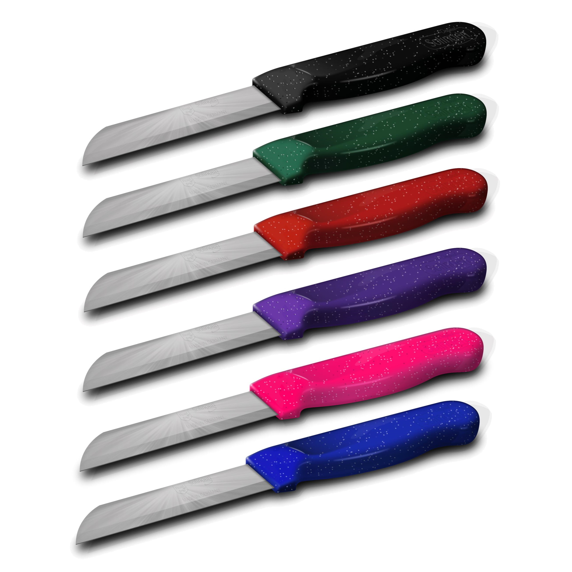 Solingen Schilmesje Robuust Handvat – RVS Glad – 18,5 cm met Blade ...