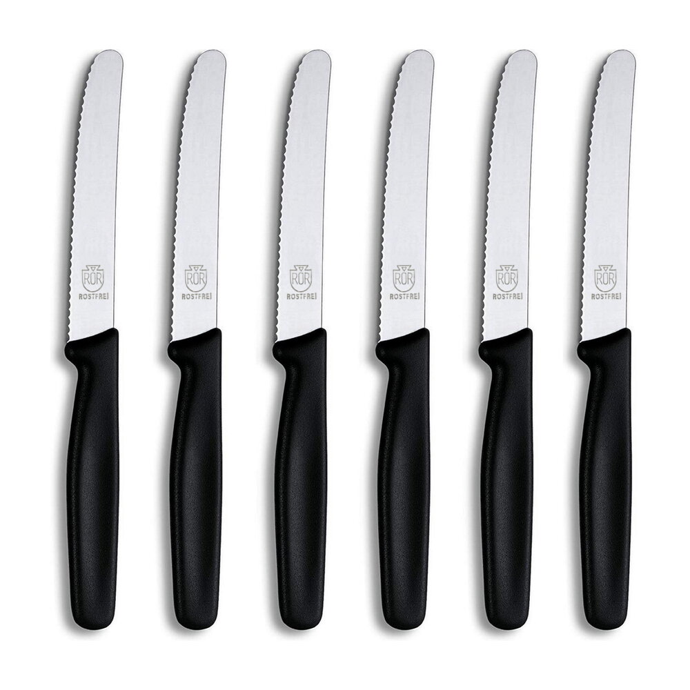 RÖR Solingen Ontbijtmes / Tafelmes met Kartel - RVS - Lemmet 10.5 cm ...