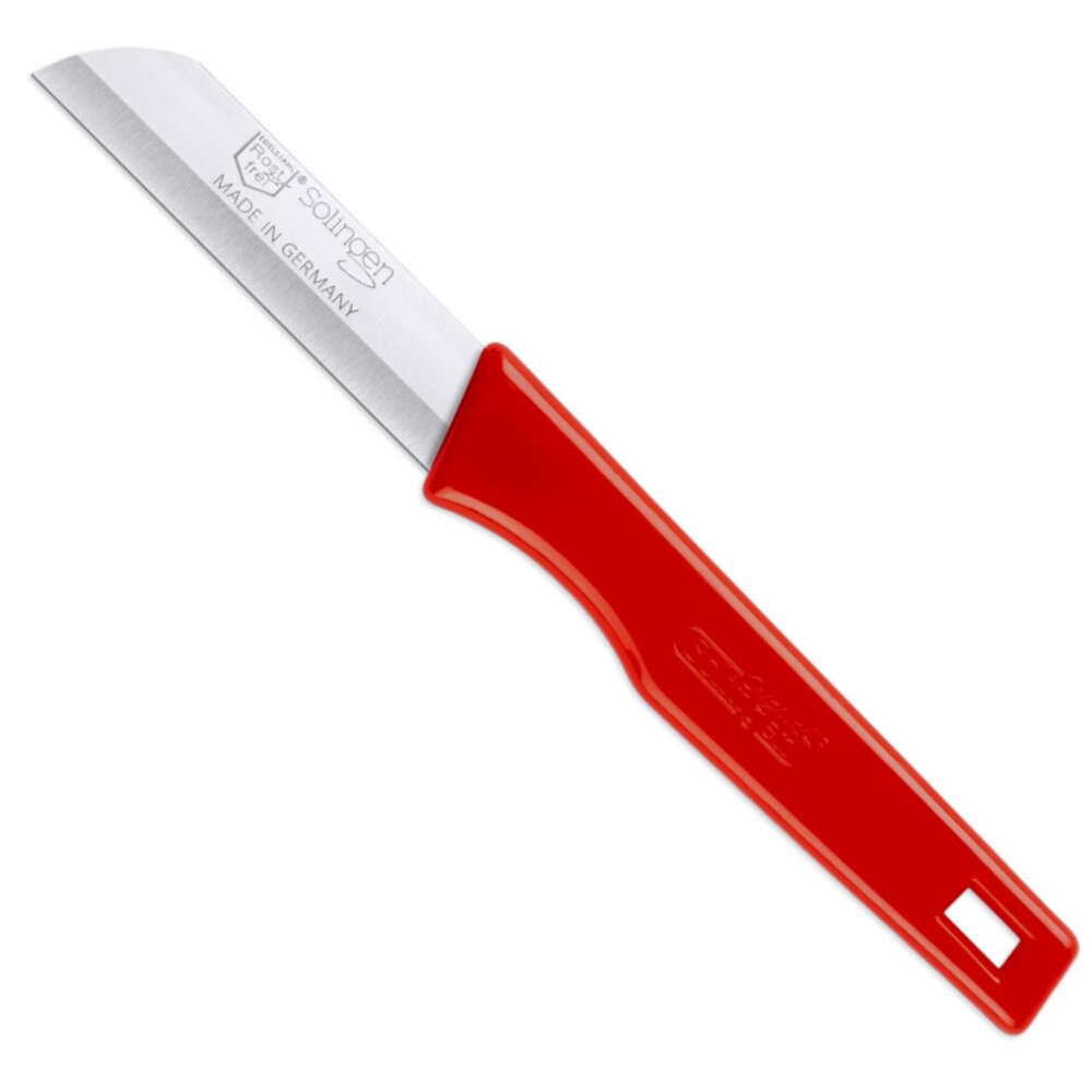 Solingen Solingen Schilmesje - RVS Glad - 16 cm - Rood - 10 Stuks ...