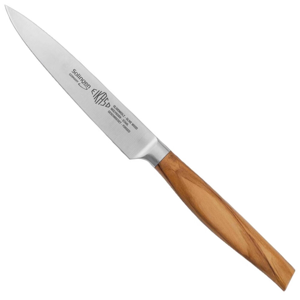 Eikaso Keukenmes 9CM Medium Punt - Forged-Line met Olijfhouten Handvat ...