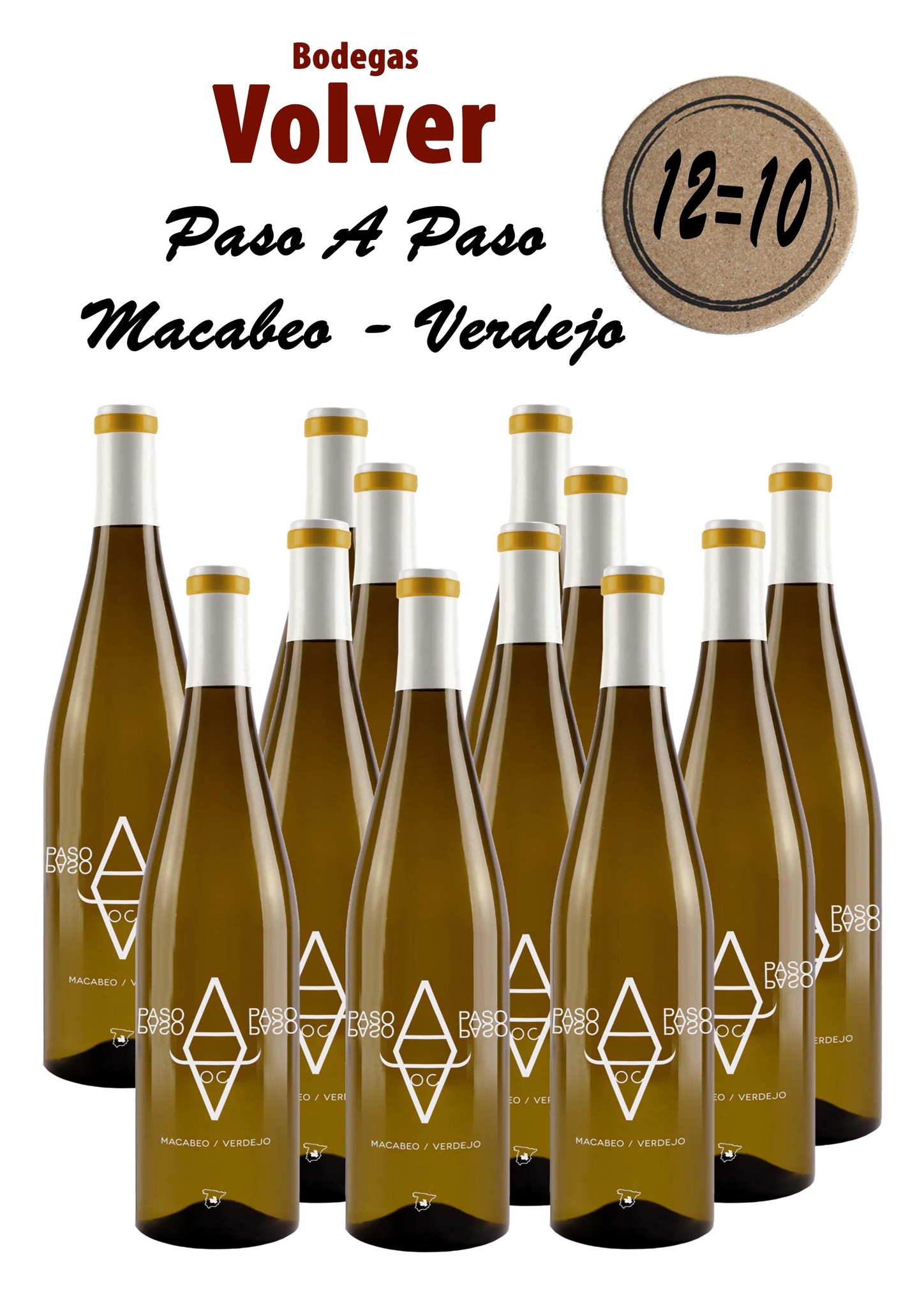 Paso A Paso Blanco Macabeo Verdejo 12 halen 10 betalen Faberwineworld ...