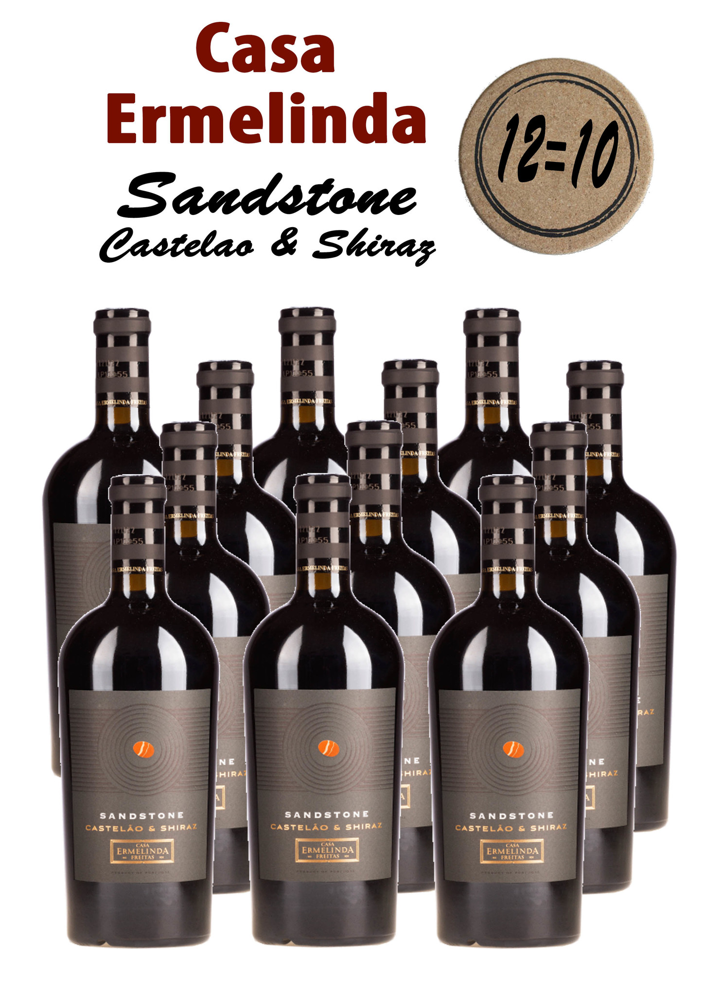 Casa Ermelinda Sandstone Castelao & Shiraz (12 halen, 10 betalen ...