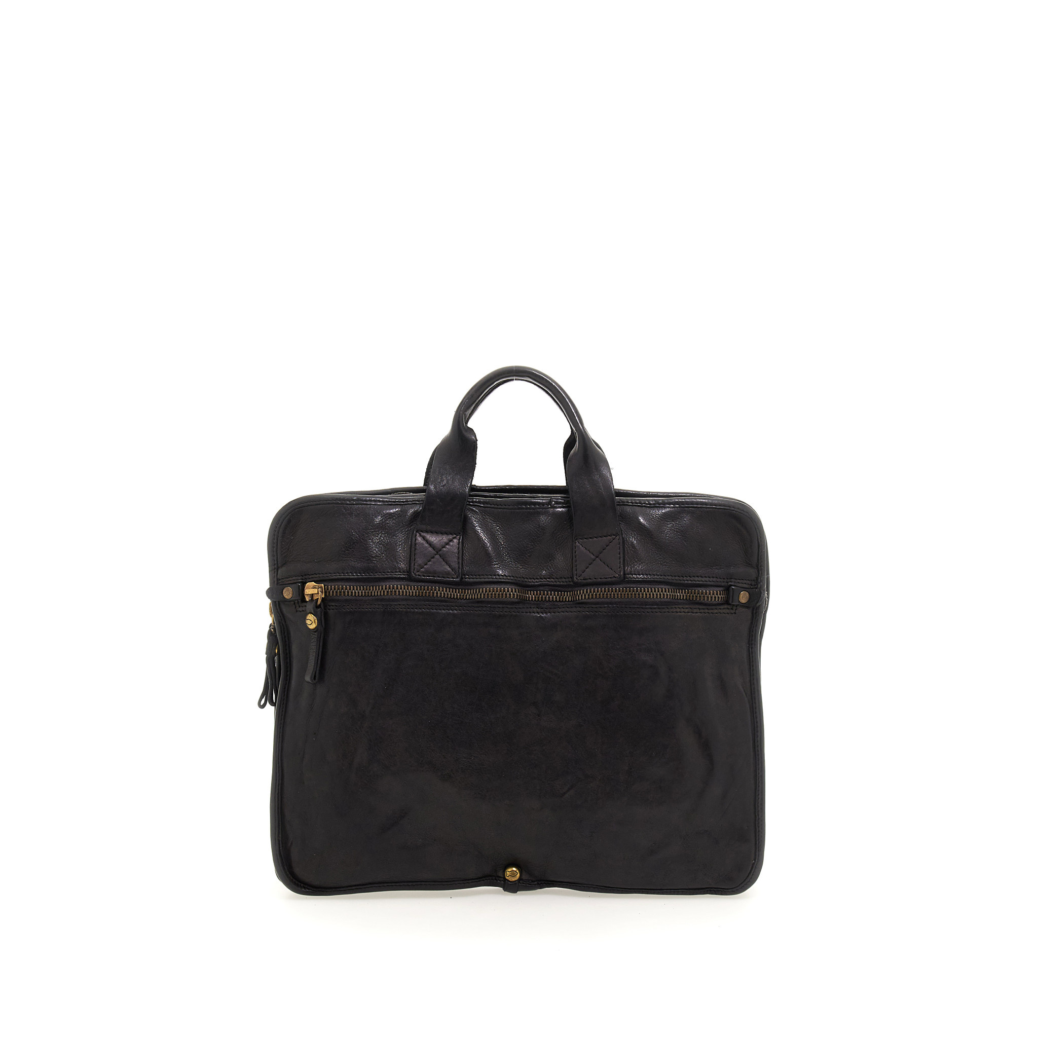 Campomaggi Briefcase Laptop Black - De Grote Tas