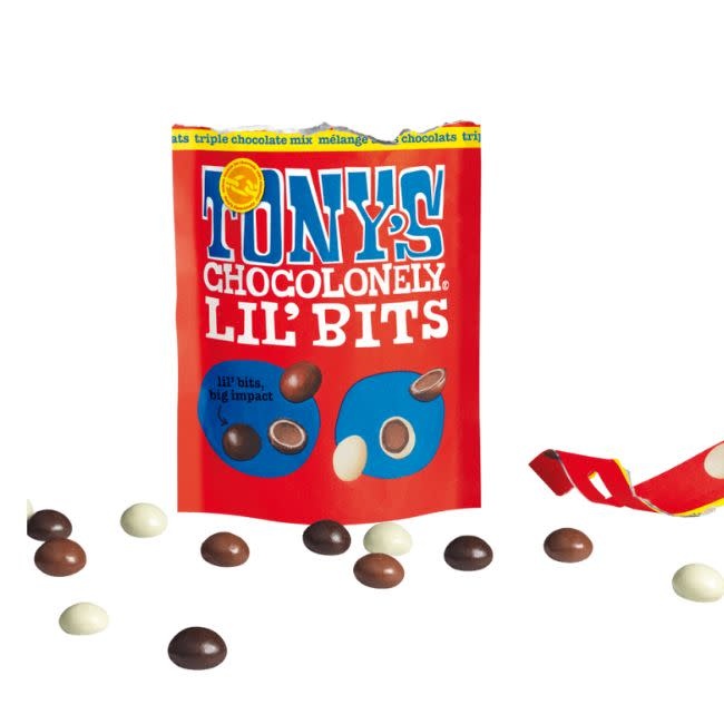 Tony's Chocolonely Lil' Bits triple chocolate mix - Wereldwinkel Gouda