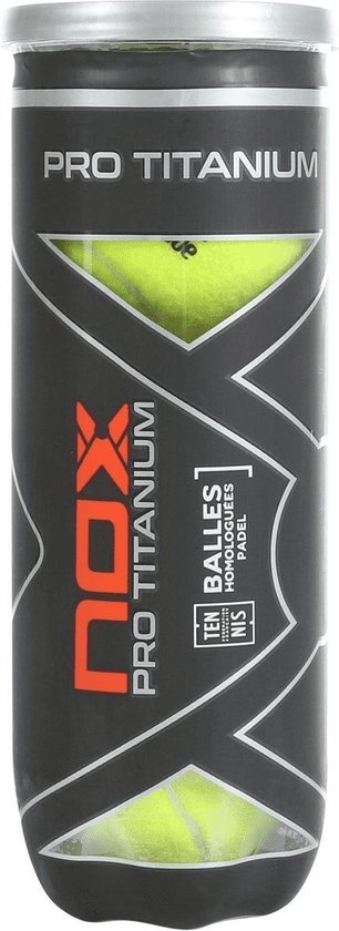 Nox Pro Titanium - 3-tube - Padelballen - Solo Padel