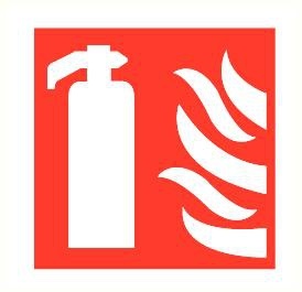 Bord Pictogram brandblusser